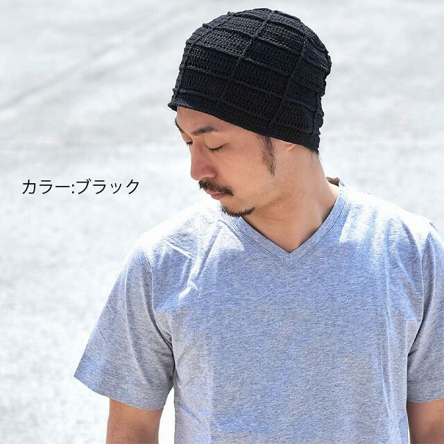 Crochet Block 手編み ビック ベレー ワッチキャップ | 【公式 Crochet Block 手編み ビック ベレー ワッチキャップ | 【公式